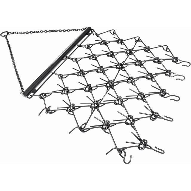 KOJEM 4'W x 4'L Chain Drag Harrow Compatible with Tractors ATV UTV Lawn ...