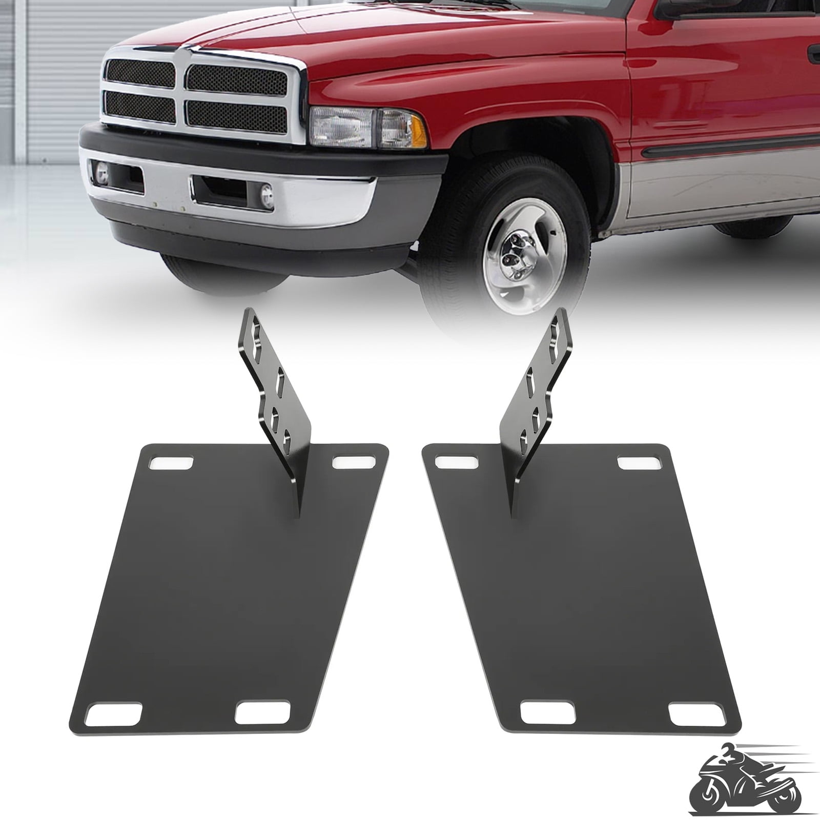 KOJEM Front Bumper Conversion Brackets, Fit for 1994-2002 Dodge Ram 4th ...
