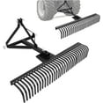KOJEM 60 in Landscape Rake 3 Point Rake Fit for Category-1 Tractor 360 ...