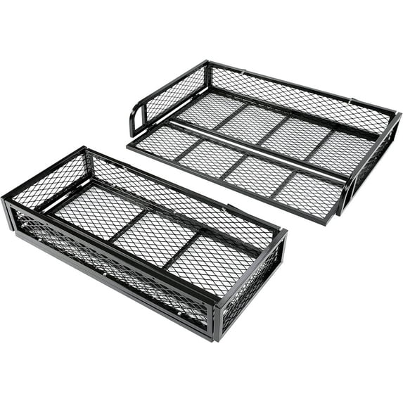 KOJEM ATV Front+Rear Cargo Basket Universal Front+Rear Luggage Carrier ...