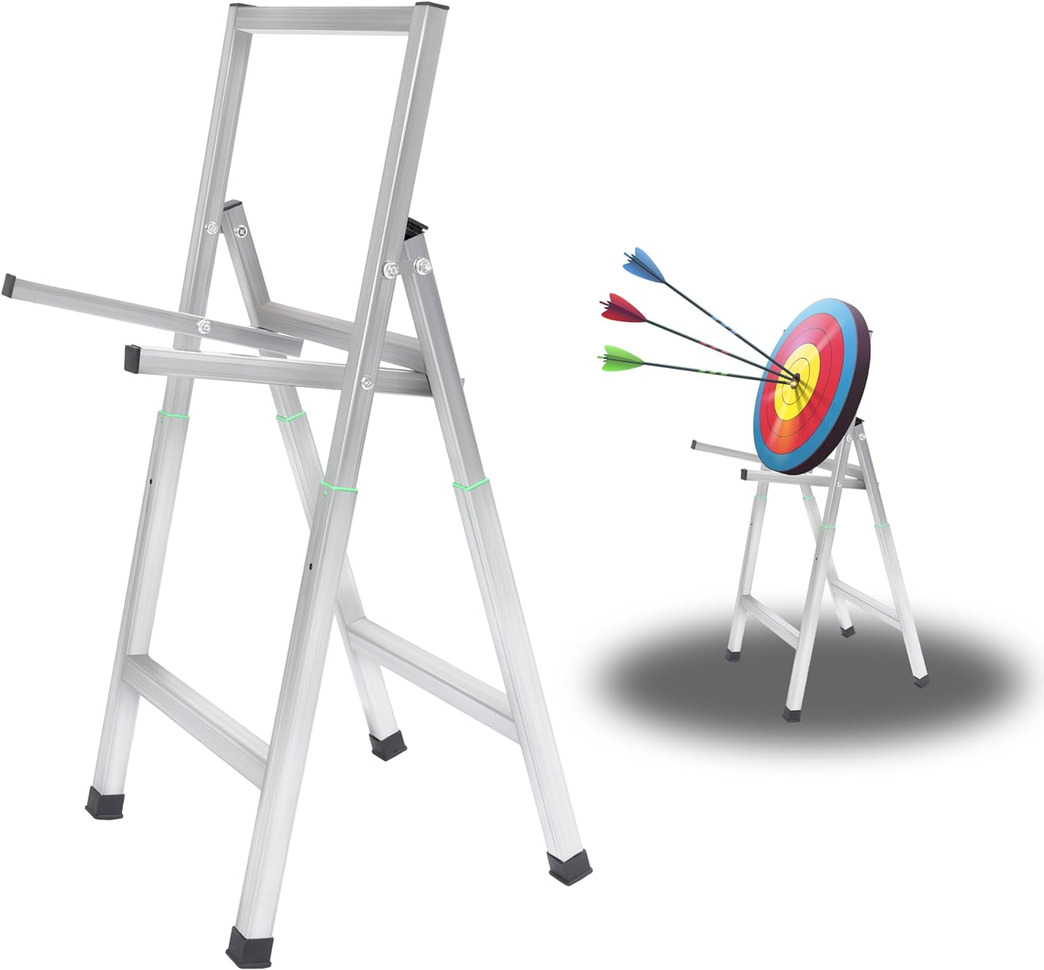 KOJEM Archery Target Stand Adjustable Portabl Foldable Target Stands ...