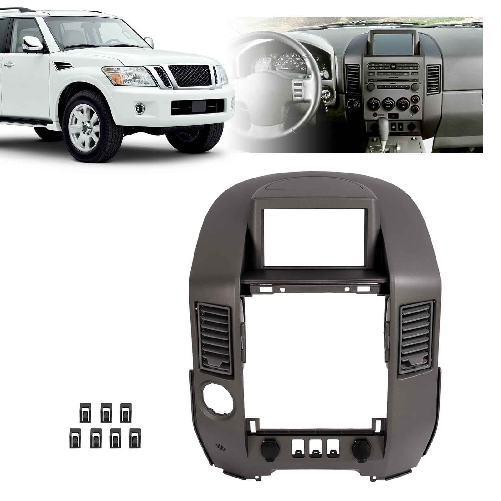 KOJEM Dash Center Console Instrument Panel Lid Bezel Compatible with ...