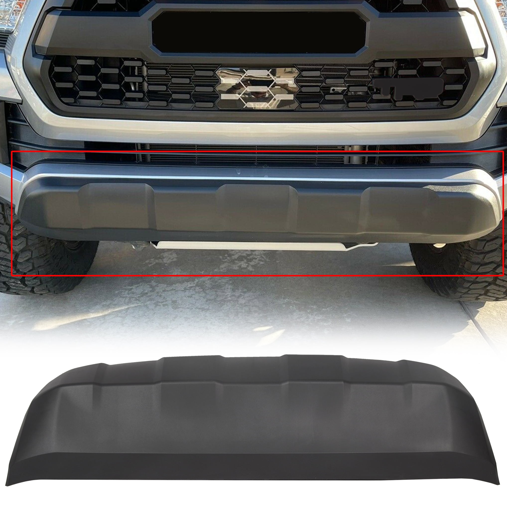 KOJEM Front Lower Bumper Valance Panel for Toyota Tacoma 2016-2022 ...