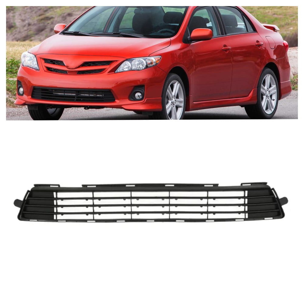 KOJEM Front Lower Grill for 2011-2013 Toyota Corolla, Bumper Hood ...