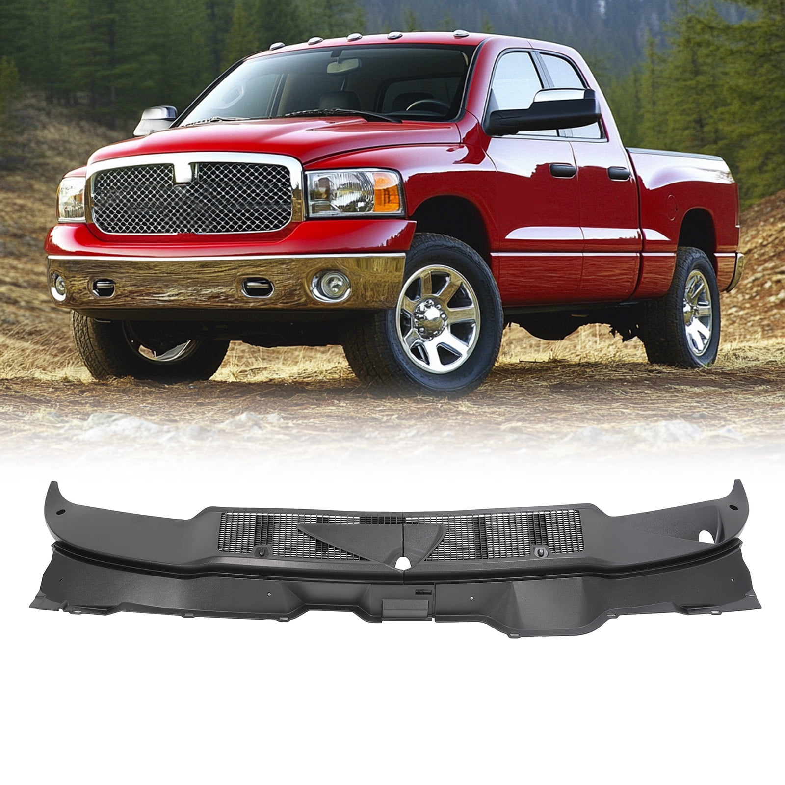 KOJEM Front Windshield Wiper Cowl Panel Cover fits 2002-2010 Dodge Ram ...
