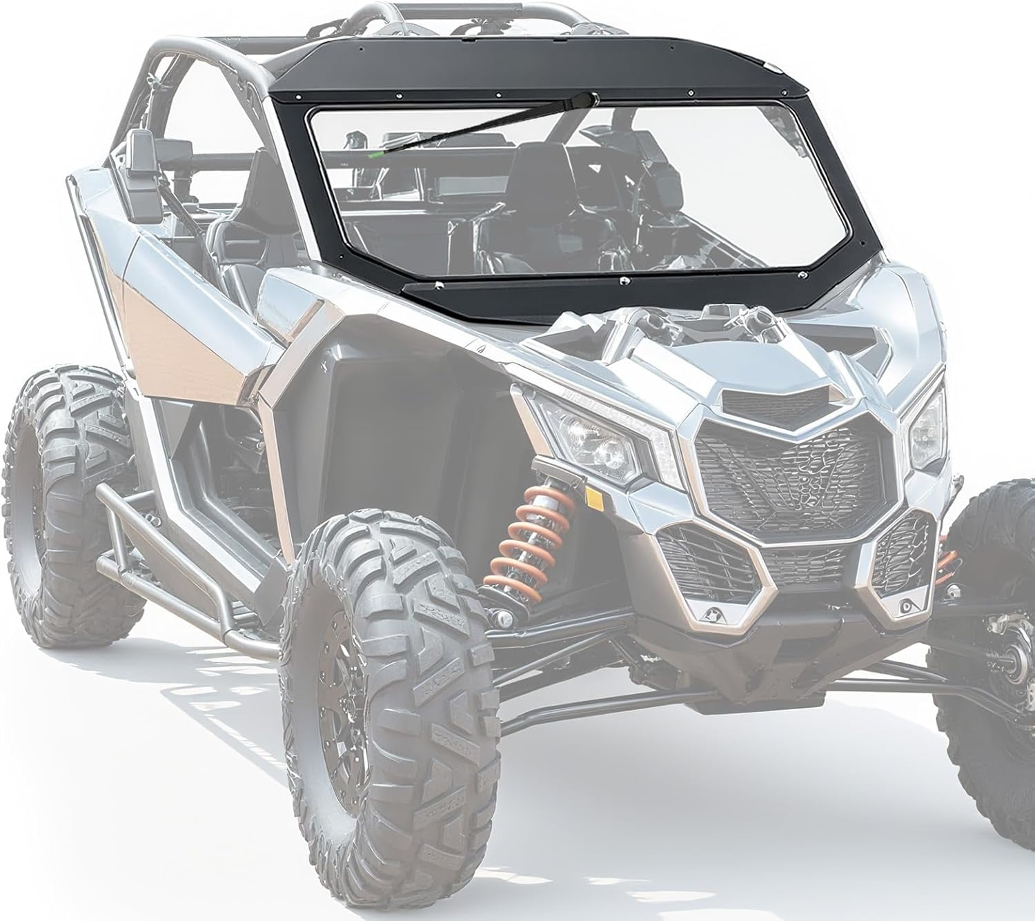KOJEM Full Glass Windshield Compatible with 2017+ Can Am Maverick X3 ...