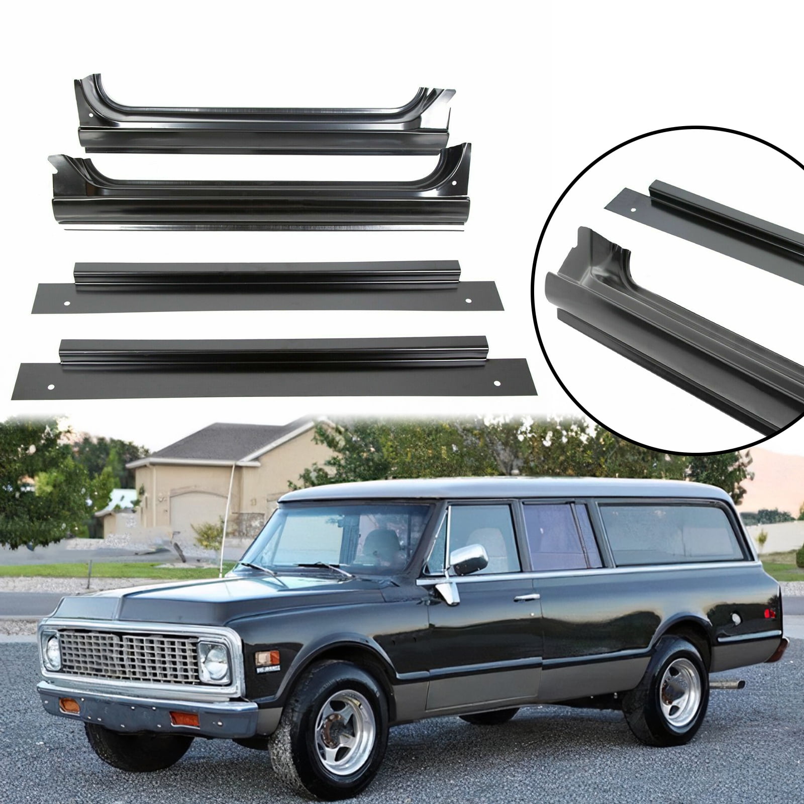 KOJEM Full Rocker Panels for 1967-1972 1968 1969 1970 1971 Chevy ...