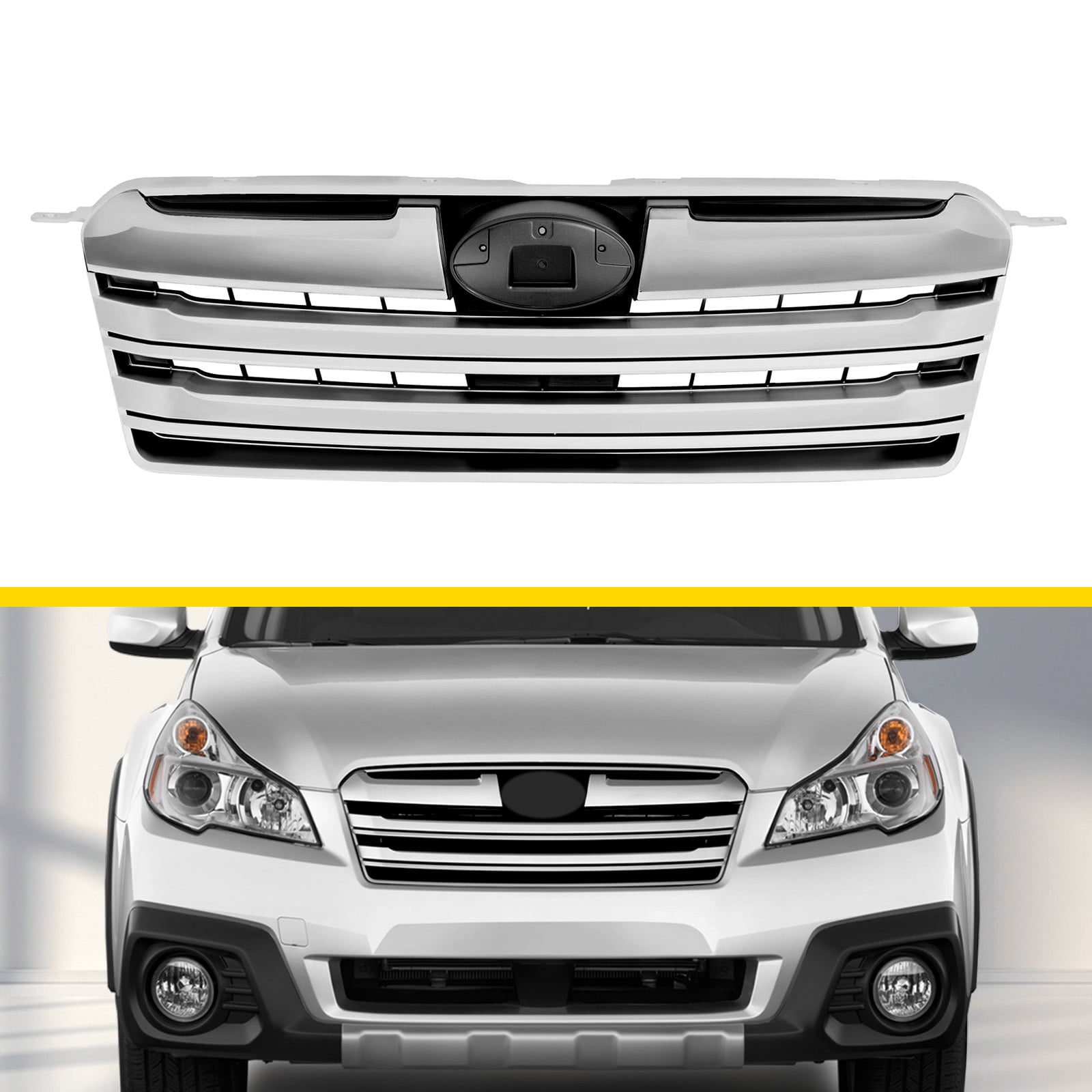 KOJEM Grille Fit for 2013-2014 Subaru Outback SU1200152 91121AJ14A ...