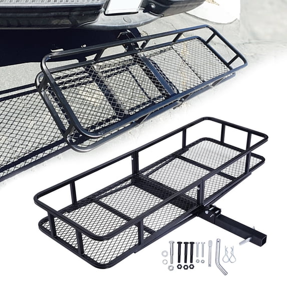 KOJEM Hitch Cargo Carrier Rack,550lbs，Fit for 2"x2" Hitch Receiver Van ...