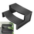 KOJEM Hot Tub Steps 2-Step Outdoor Spa Steps Indoor Step Stool Pool ...