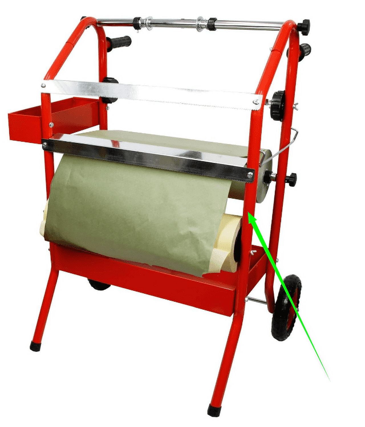 KOJEM Mobile 18" Multi-Roll Masking Paper Machine with Storage Trays 4 ...