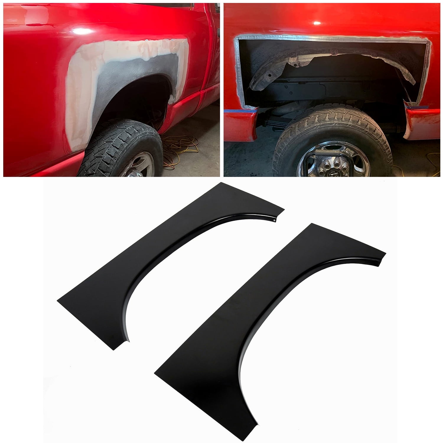 KOJEM High Quality Steel Rear Wheel Arch Panel Pair for 2002-2009 Dodge ...
