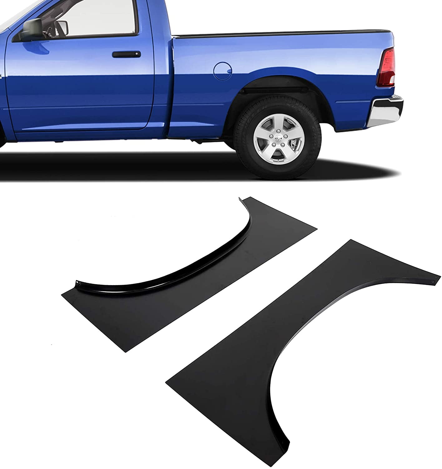 KOJEM High Quality Steel Rear Wheel Arch Panel Pair for 2002-2009 Dodge ...