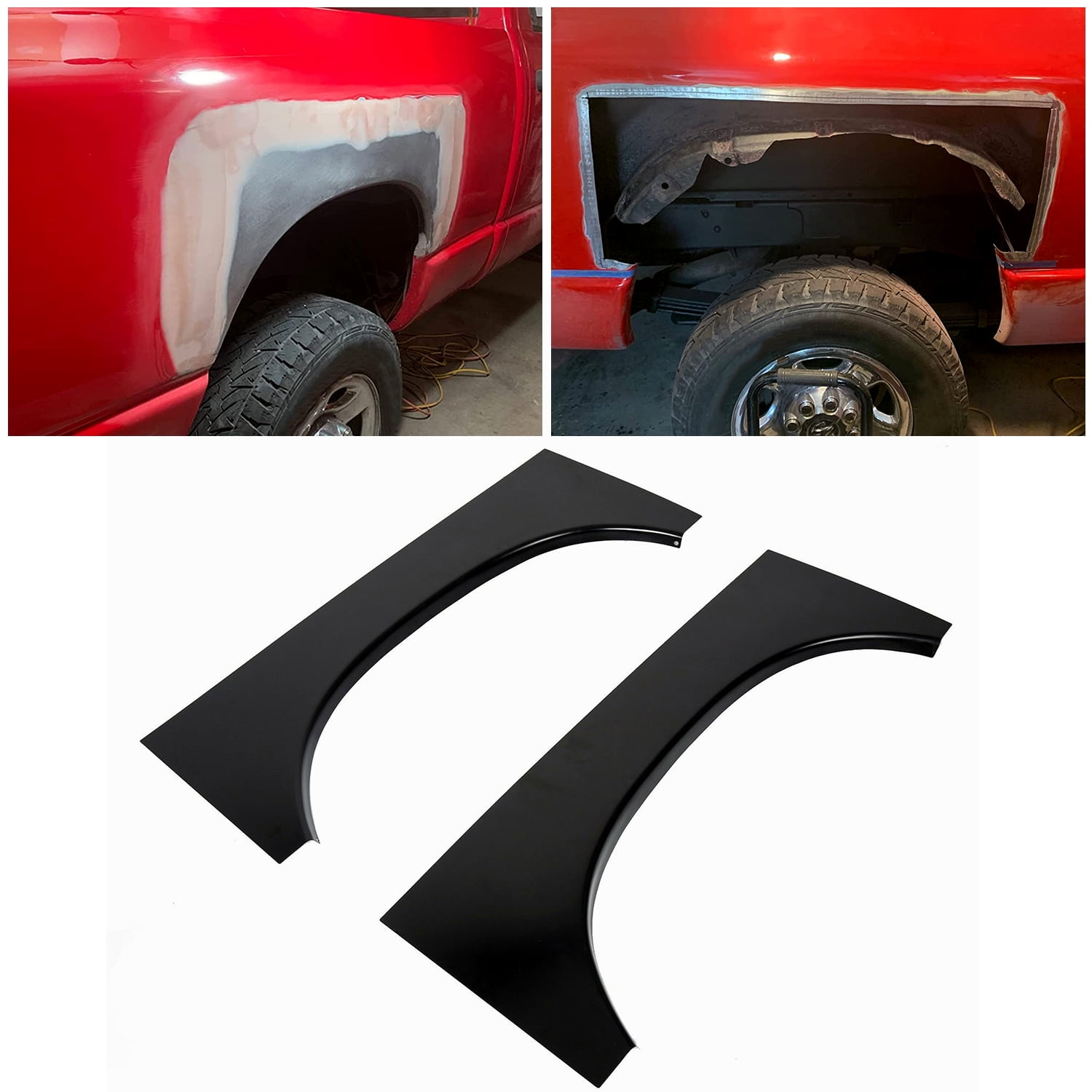 KOJEM High Quality Steel Rear Wheel Arch Panel Pair for 2002-2009 Dodge ...