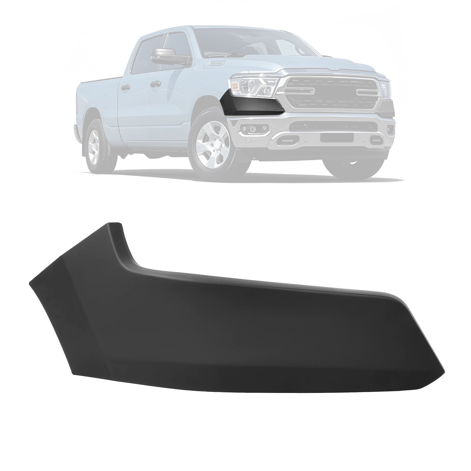 KOJEM Right Front Bumper Filler Panel Kit Compatible with 2019-2024 Ram ...