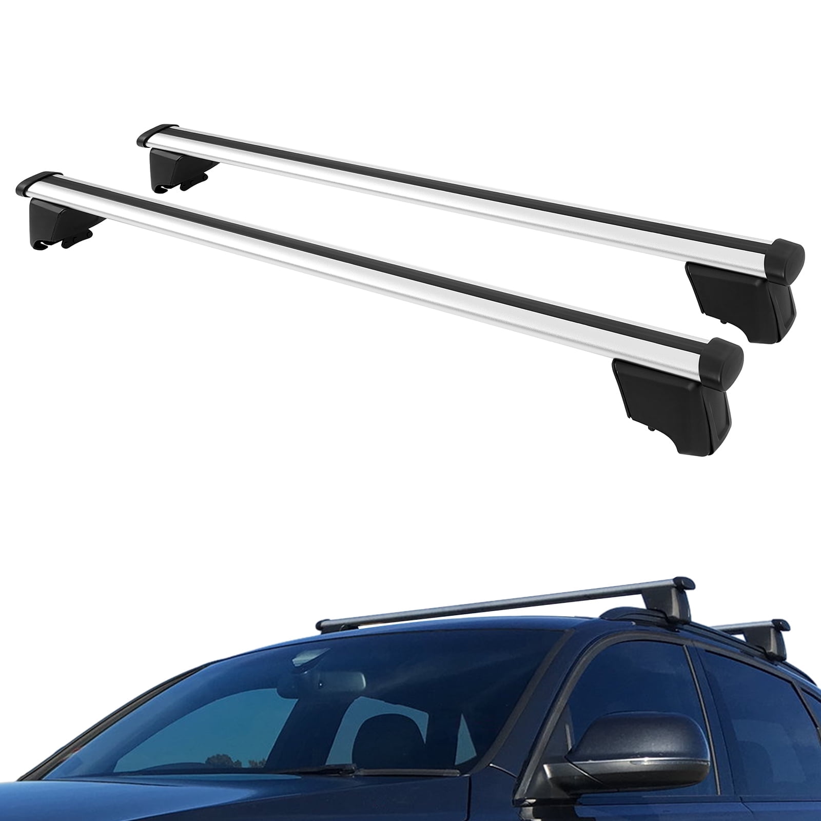 KOJEM Roof Rack Cross Bars for 2018 2023 Audi Q5 80A071151 Roof Rail Luggage Rack Cargo Carrier Crossbars