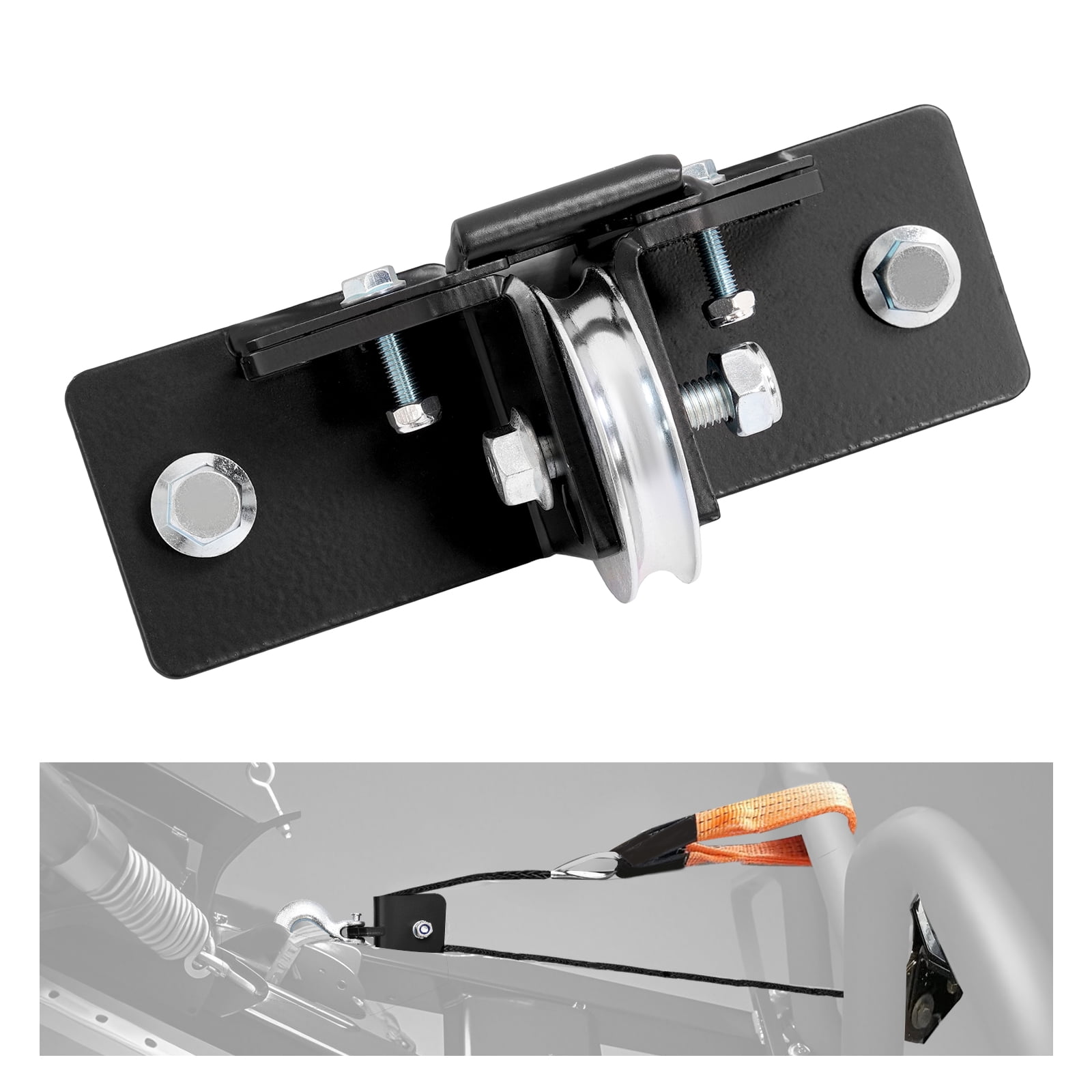 KOJEM Snow Plow Pulley for ATV/UTV Winches with 3" X 6" Wide-Spool Bolt ...