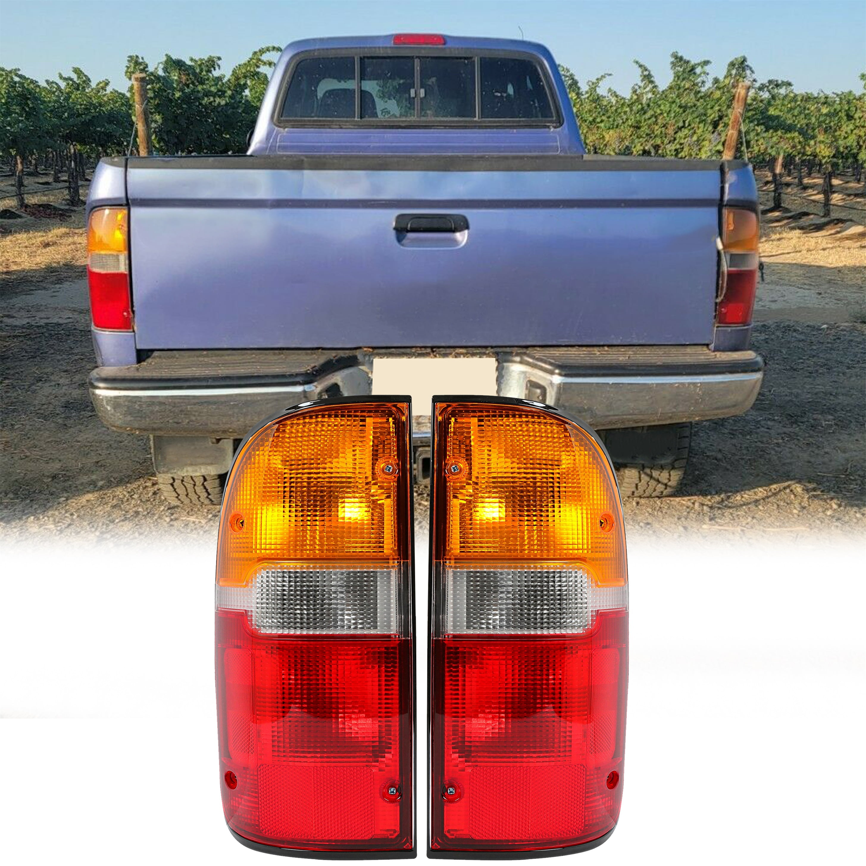 KOJEM Tail Light Lamp Compatible with 1995-2000 Toyota Tacoma Brake ...