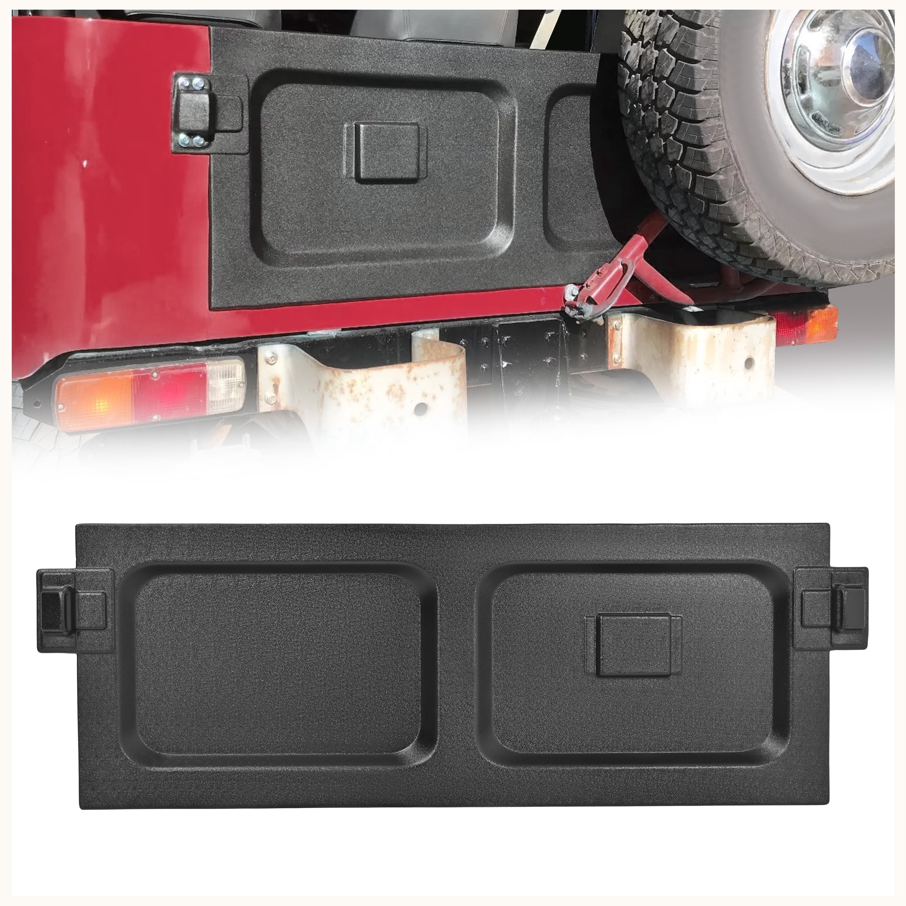 KOJEM Tailgate Tail Gate Fit For Toyota Land Cruiser FJ40 Black Rear ...