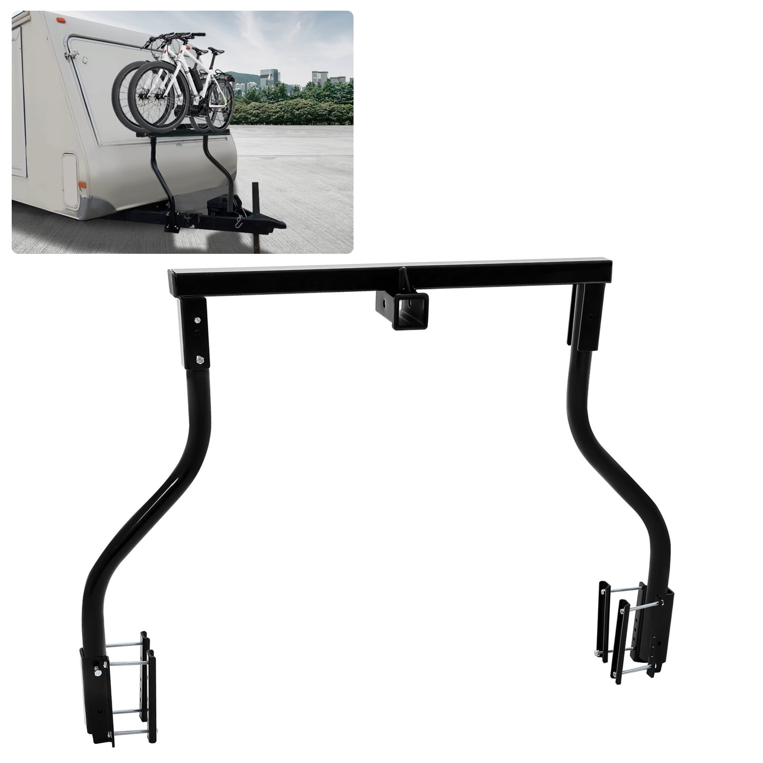 KOJEM Trailer Tongue Bike Bunk Compatible with Most A Frame Trailers ...