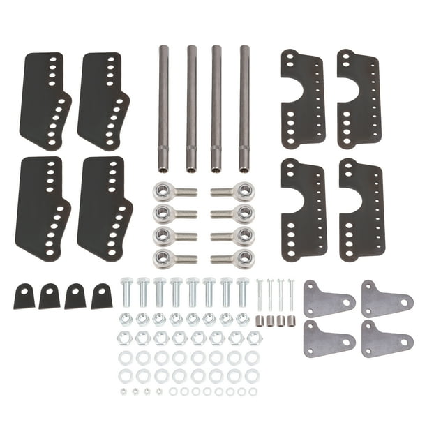 KOJEM Universal Parallel 4 Link Rear Suspension Kit Adjustable Drag ...
