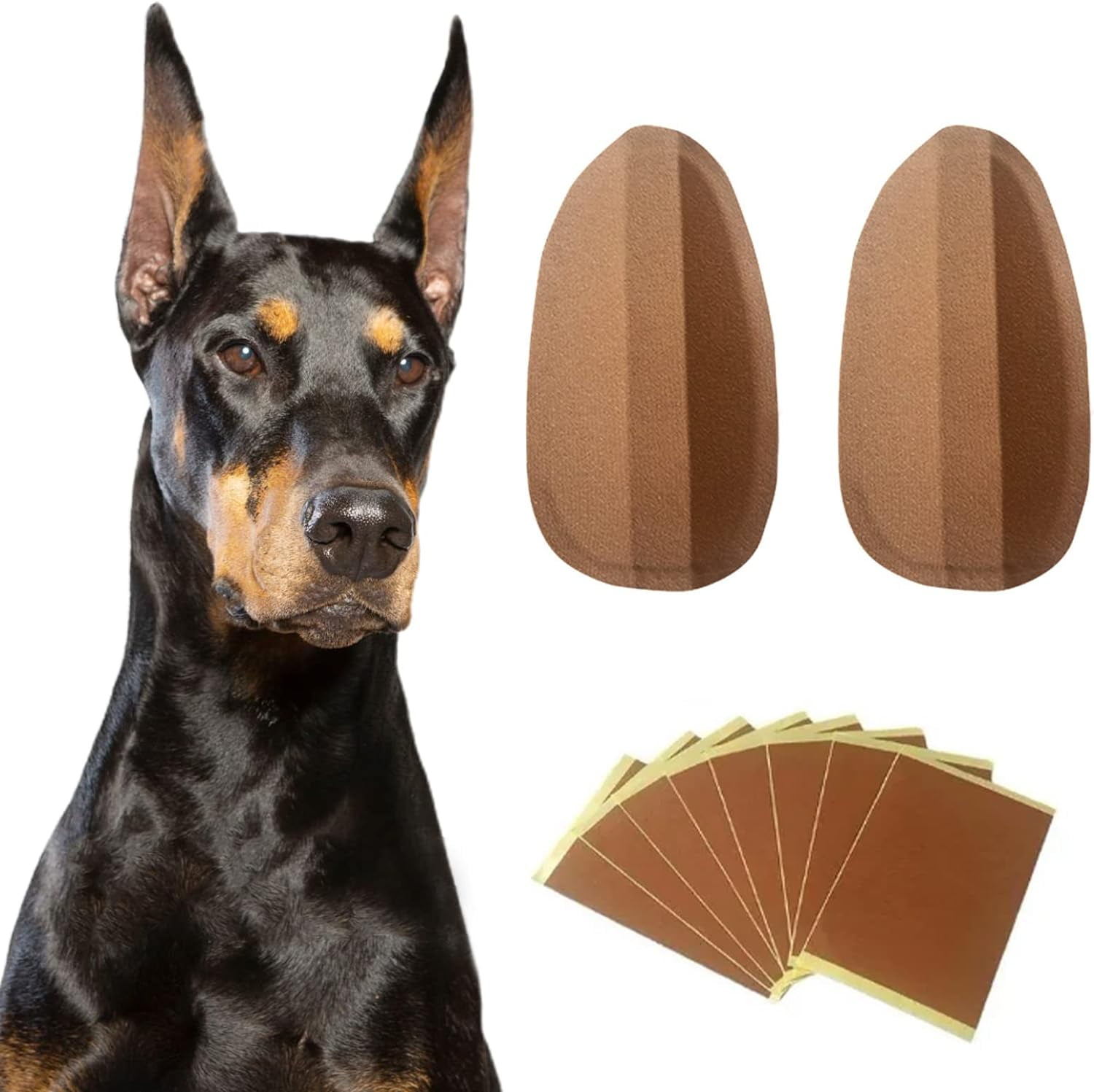 DJH-1 Pair Dog Ear Stand Sticker Up Support Tool, Dog Ear Fixed ...