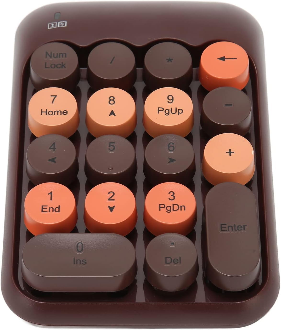 KOK-2.4Ghz Wireless Numeric Keypad, 18 Keys Mini Numeric Keypad ...