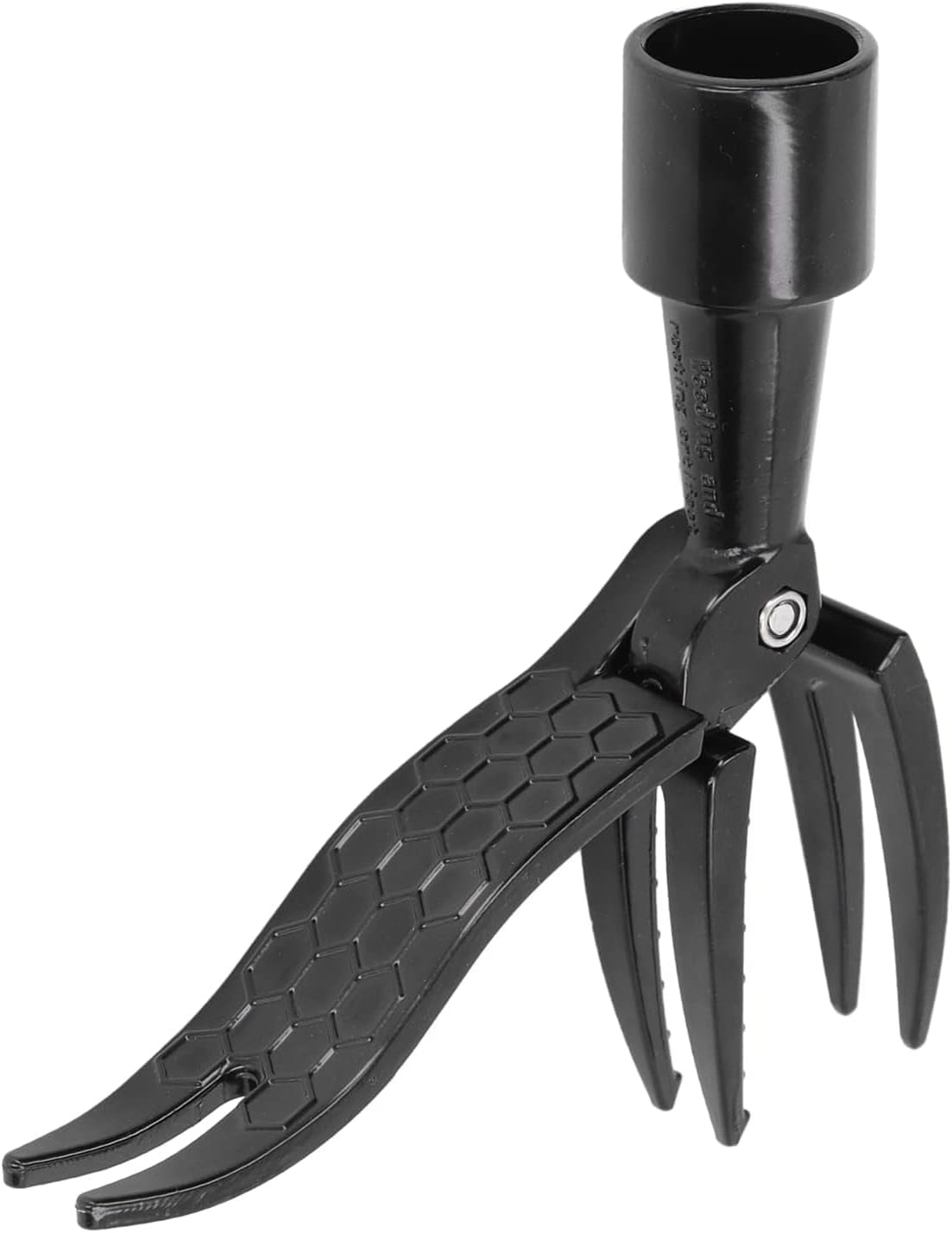 KOK-4 Claw Weed Puller Stand Up Weed Picker Tool Black Portable Weeding ...