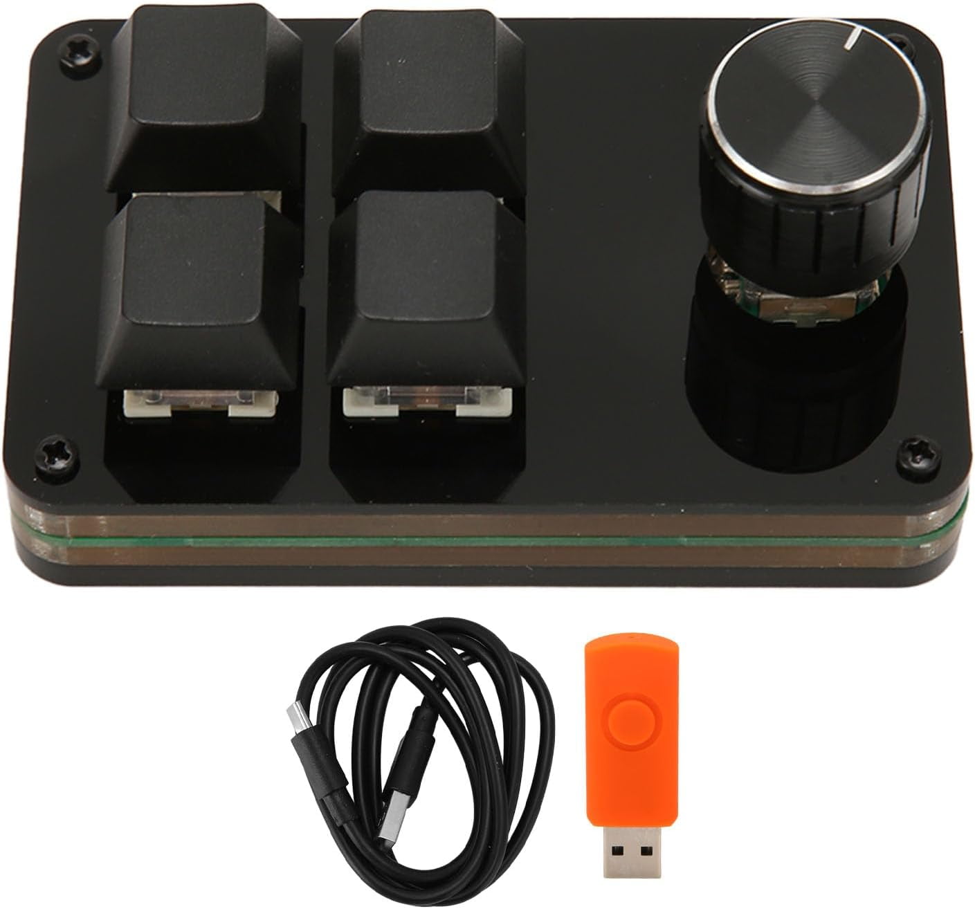 Kok 4 Key Programmable Keys Customizable Macro Multifunctional Keypad