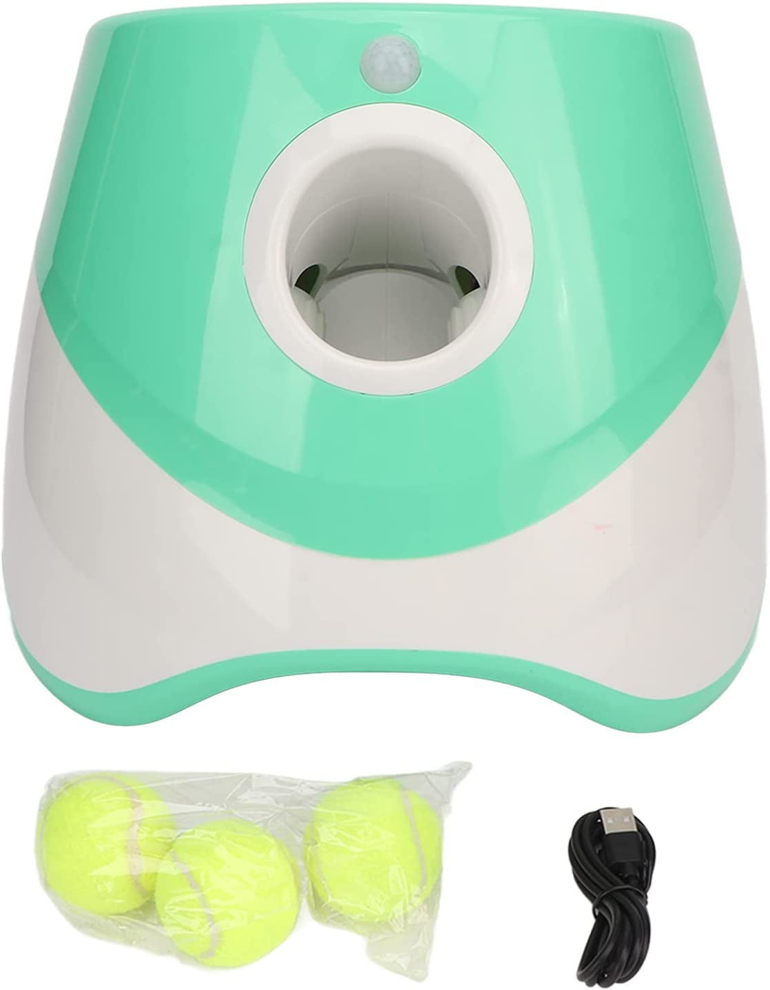 KOK-Automatic Dog Ball Launcher，Interactive Dog Tennis Ball Throwing ...