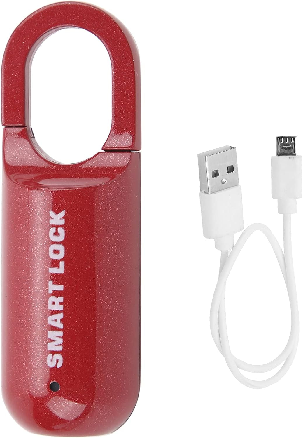 KOK-Fingerprint Padlock, Smart Keyless Lock for Locker Rechargeable Gym ...