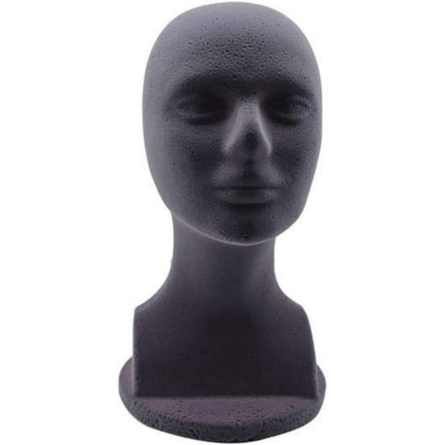 KOK-Foam Wig Head, Female Foam Head Wig Stand Head Model with Shoulder ...