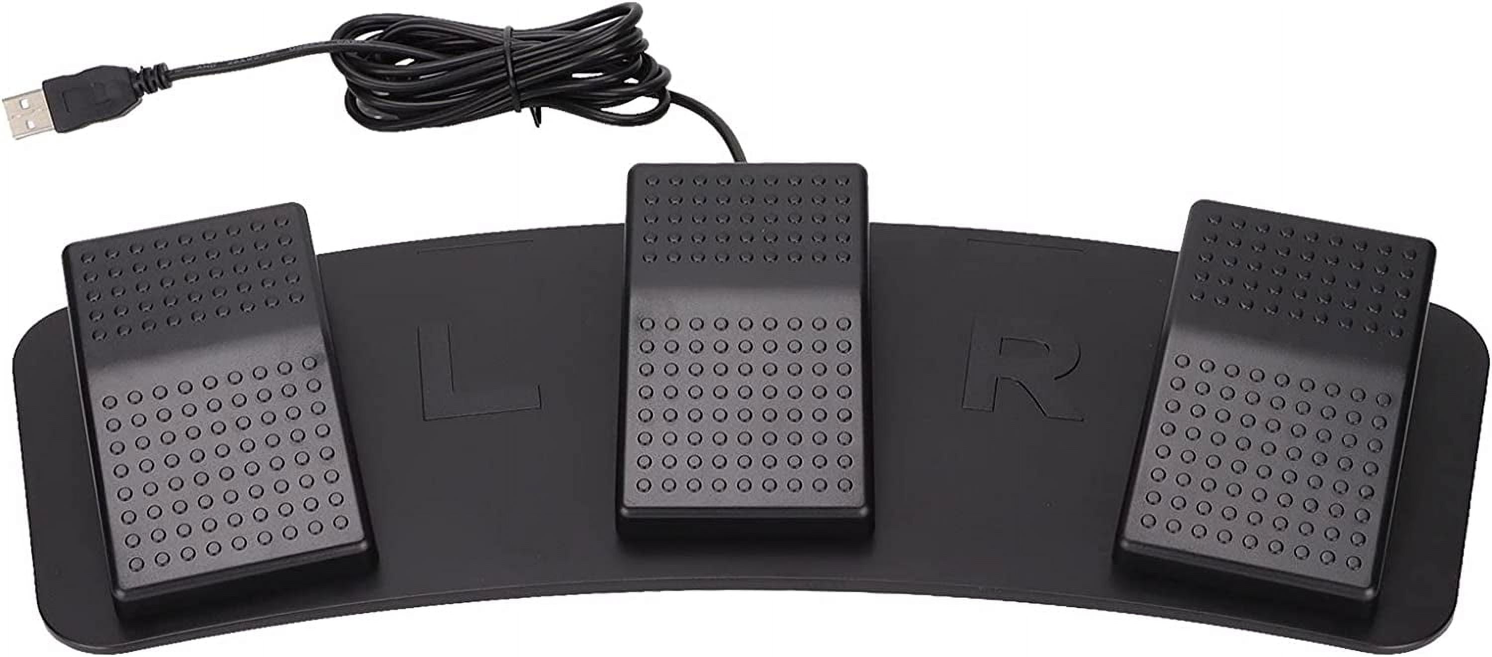 KOK-USB Triple Foot Switch Pedal, PC Triple Foot Switch Programmable ...
