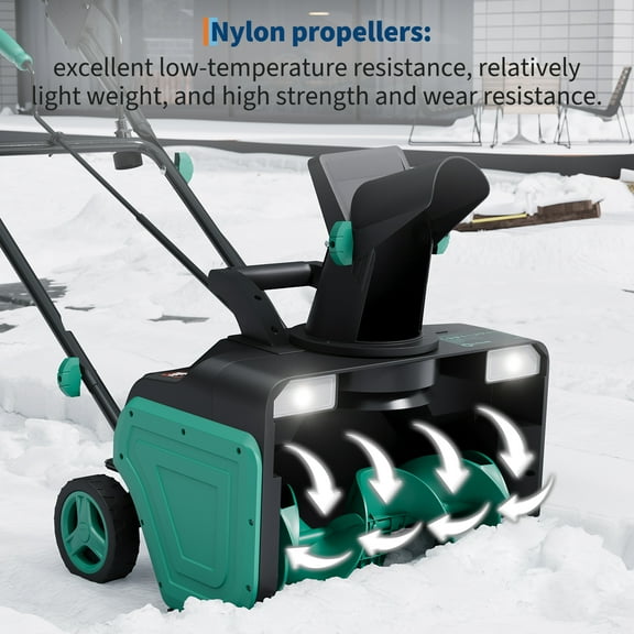 Westinghouse WSnow20 Corded Snow Blower 20 Inch, Steel Auger, Dual LED ...