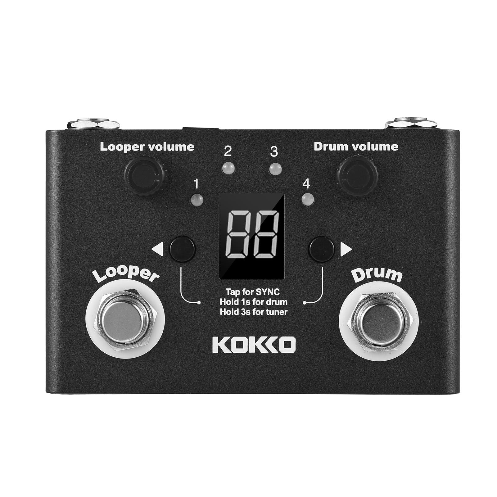 KOKKO Multifunctional Drum & Looper Effect Pedal Tuner Page-Turner ...