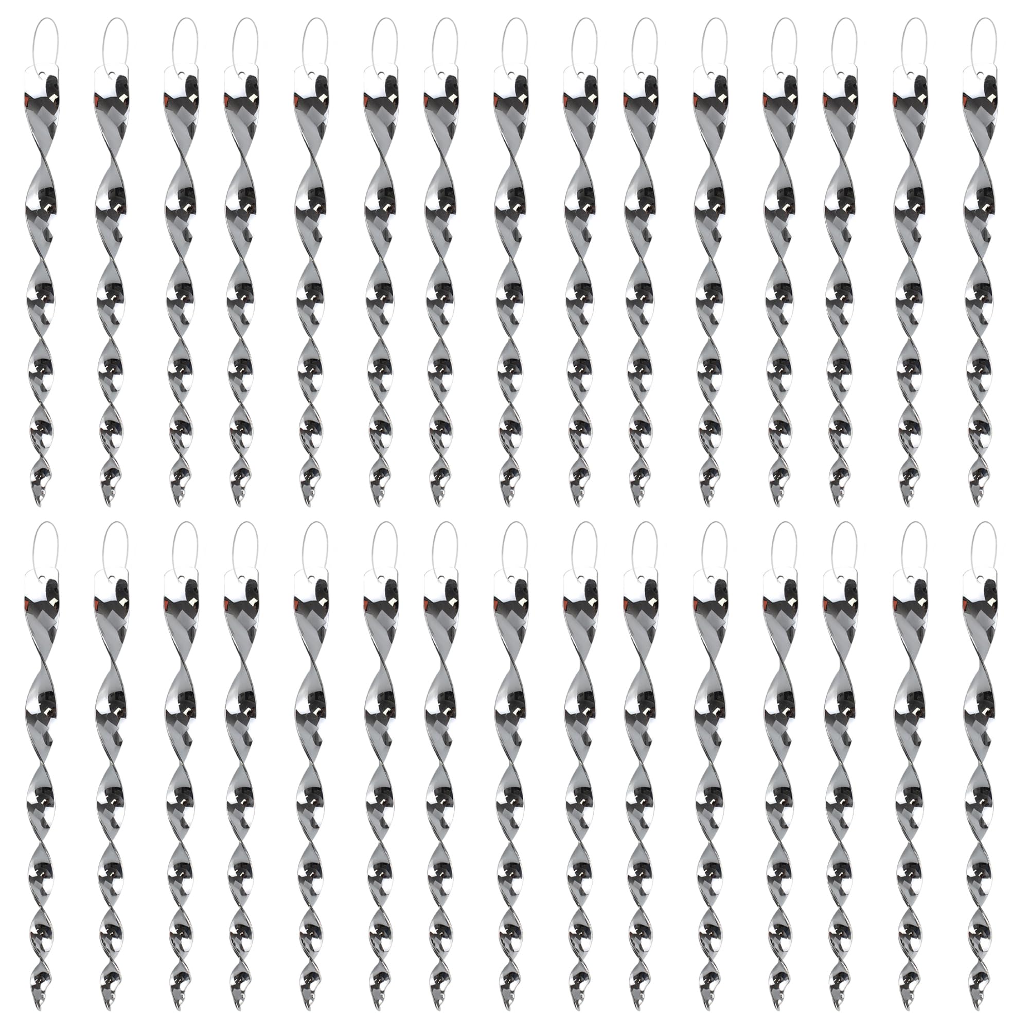 KOKMEYA Bird Scare Rods Silver Hanging Plastic Bird Deterrent Device ...