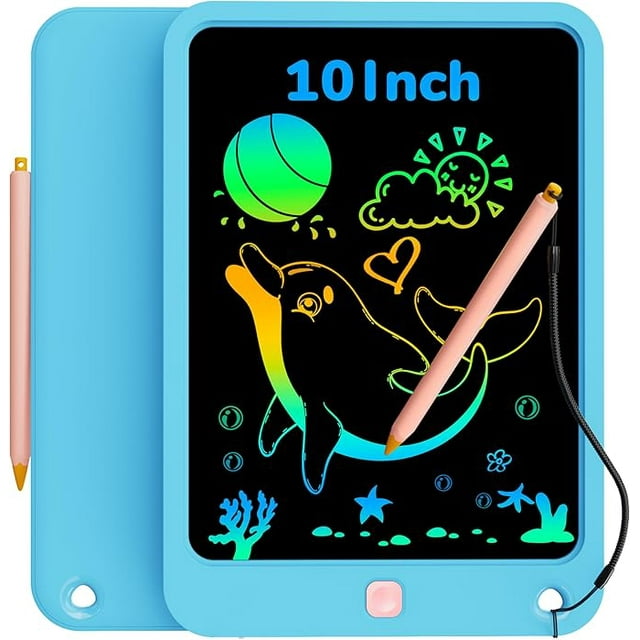 KOKODI LCD Writing Tablet for Kids, 10 Inch Colorful Drawing Tablet ...