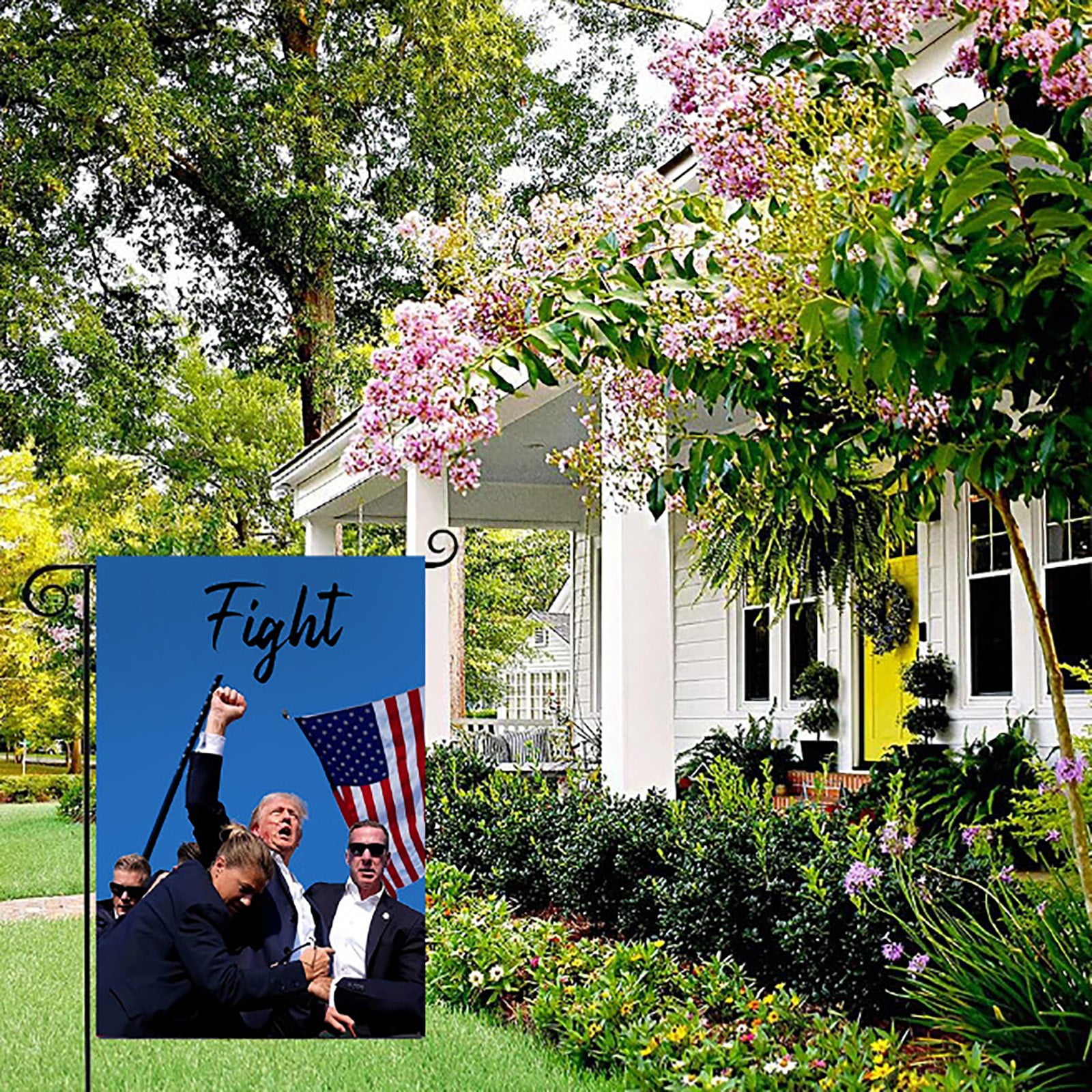 KOKOI Trump 2024 Garden Flags for Outside,Support Trump 2024 Flag,Save ...