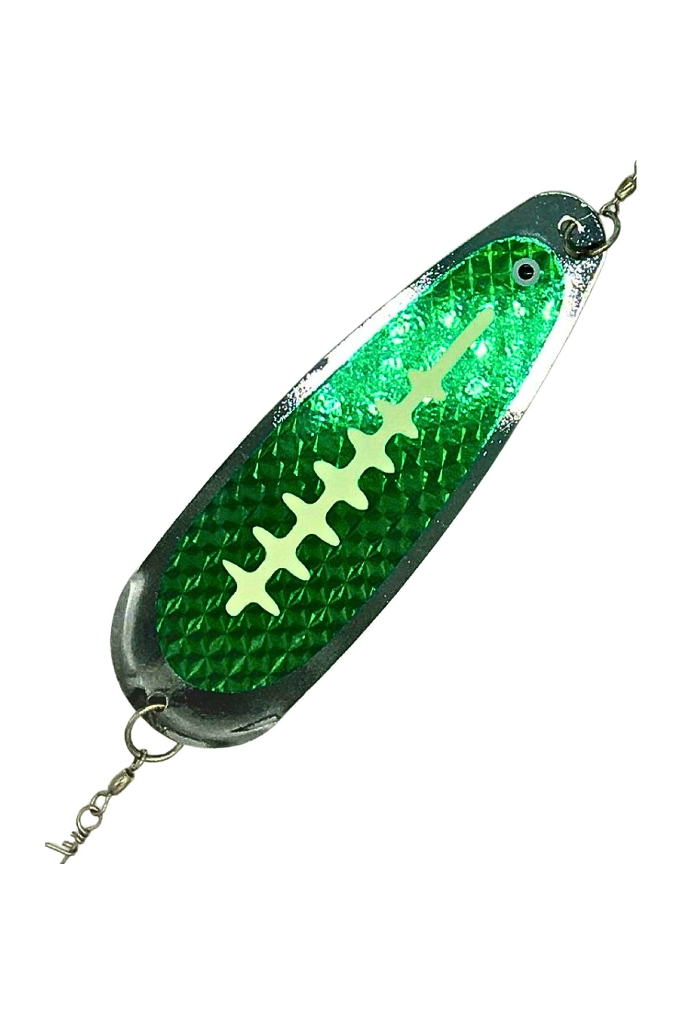KOKOPROS Finished Kokanee Salmon HyperGlow Teardrop Fishing Flasher, 5 ...
