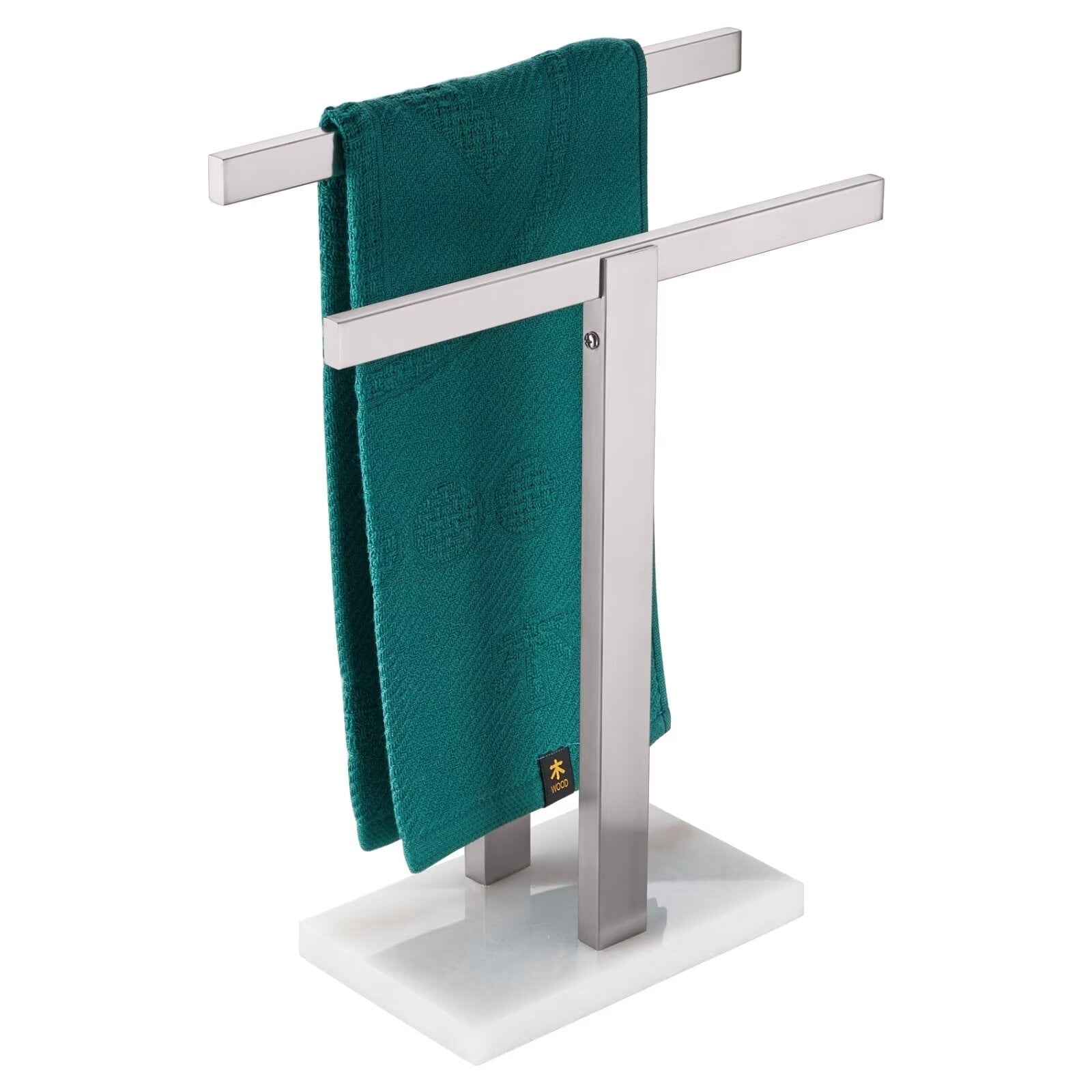 KOKOSIRI Hand Towel Holder Free-Standing Towel Racks with Marble Base ...