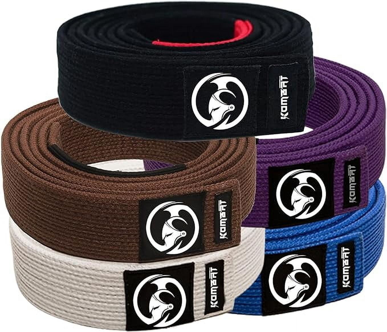 KOMBAT USA Jiu-Jitsu BJJ Premium Belts Pro Grade Belt, Adult Premium ...