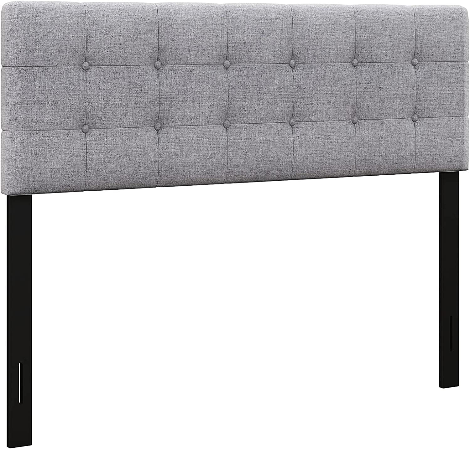 KOMFOTT Linen Upholstered Headboard for Full & Queen Size Bed, Vertical ...