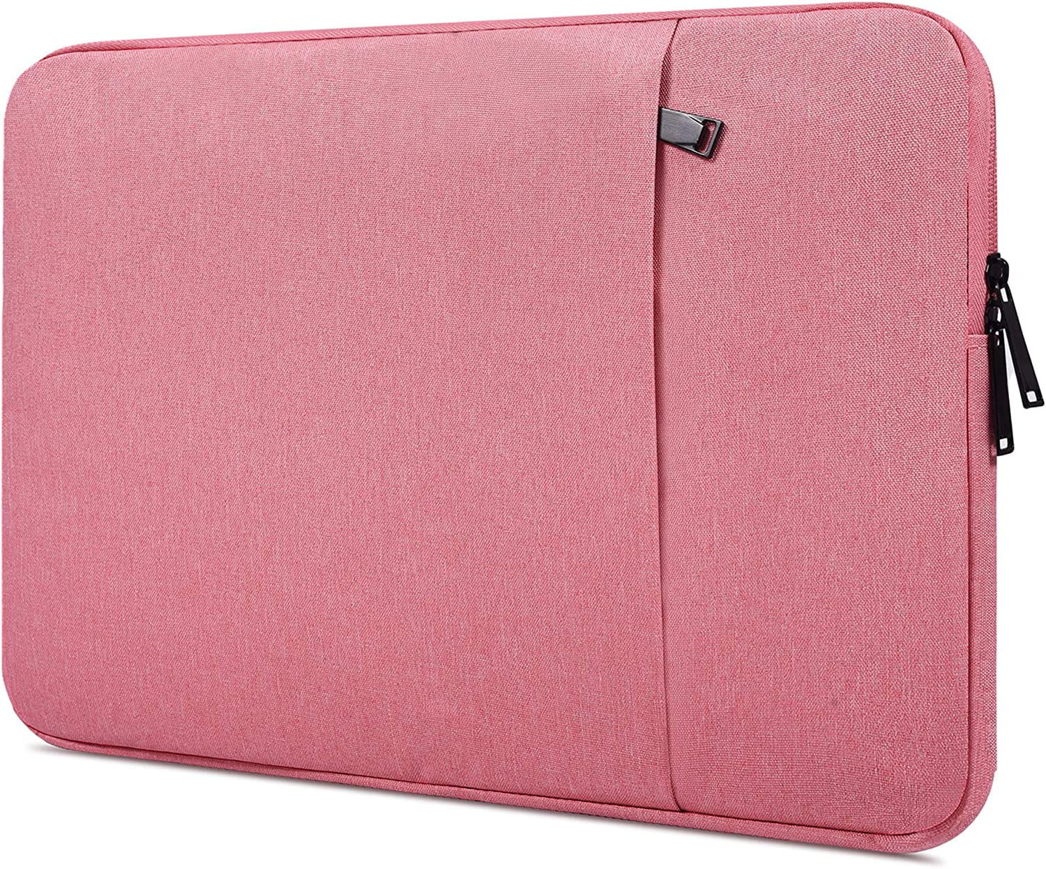 KOMI 17.3" Laptop Case, Water-Resistant Shockproof Nylon Sleeve, Pink ...