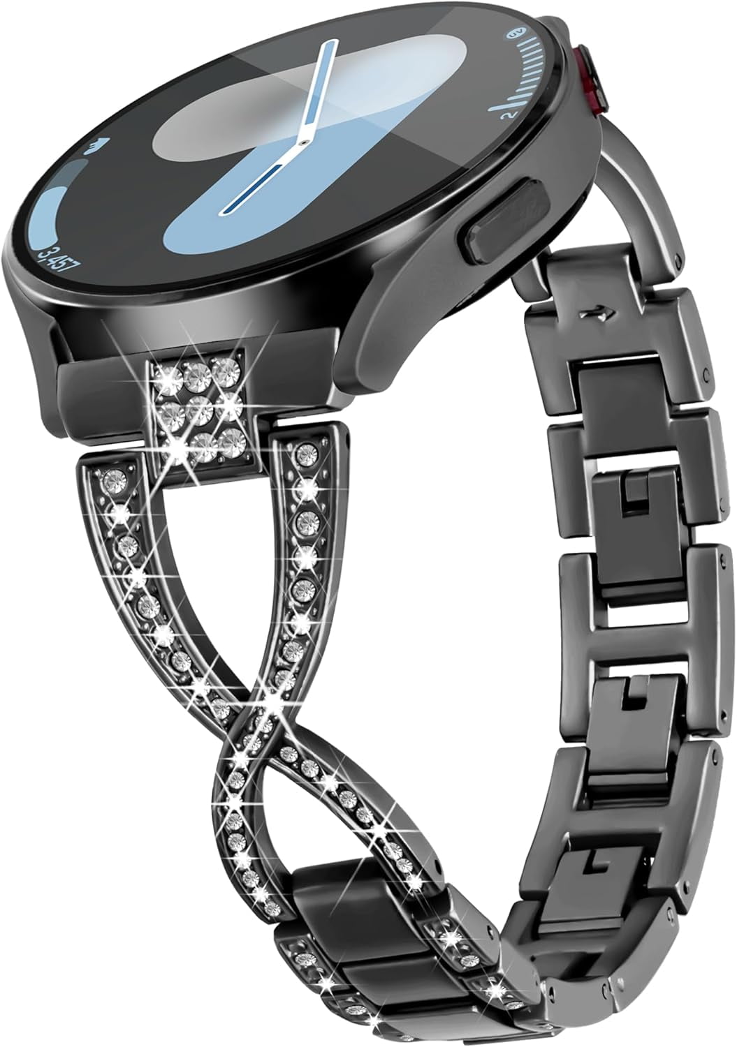 KOMI 20mm X-Shape Band for Samsung Galaxy Watch 4 5 6 7 FE Bands 40mm ...
