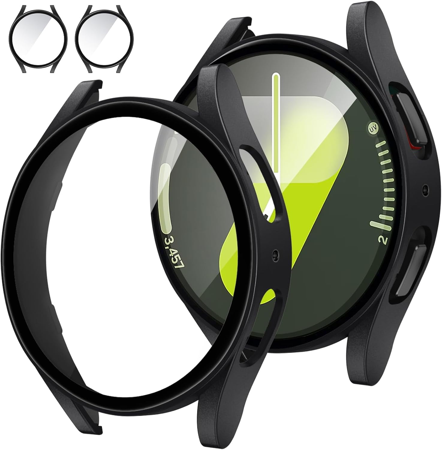 KOMI [2Pack for Samsung Galaxy Watch 7 2024 Screen Protector Case 44mm ...