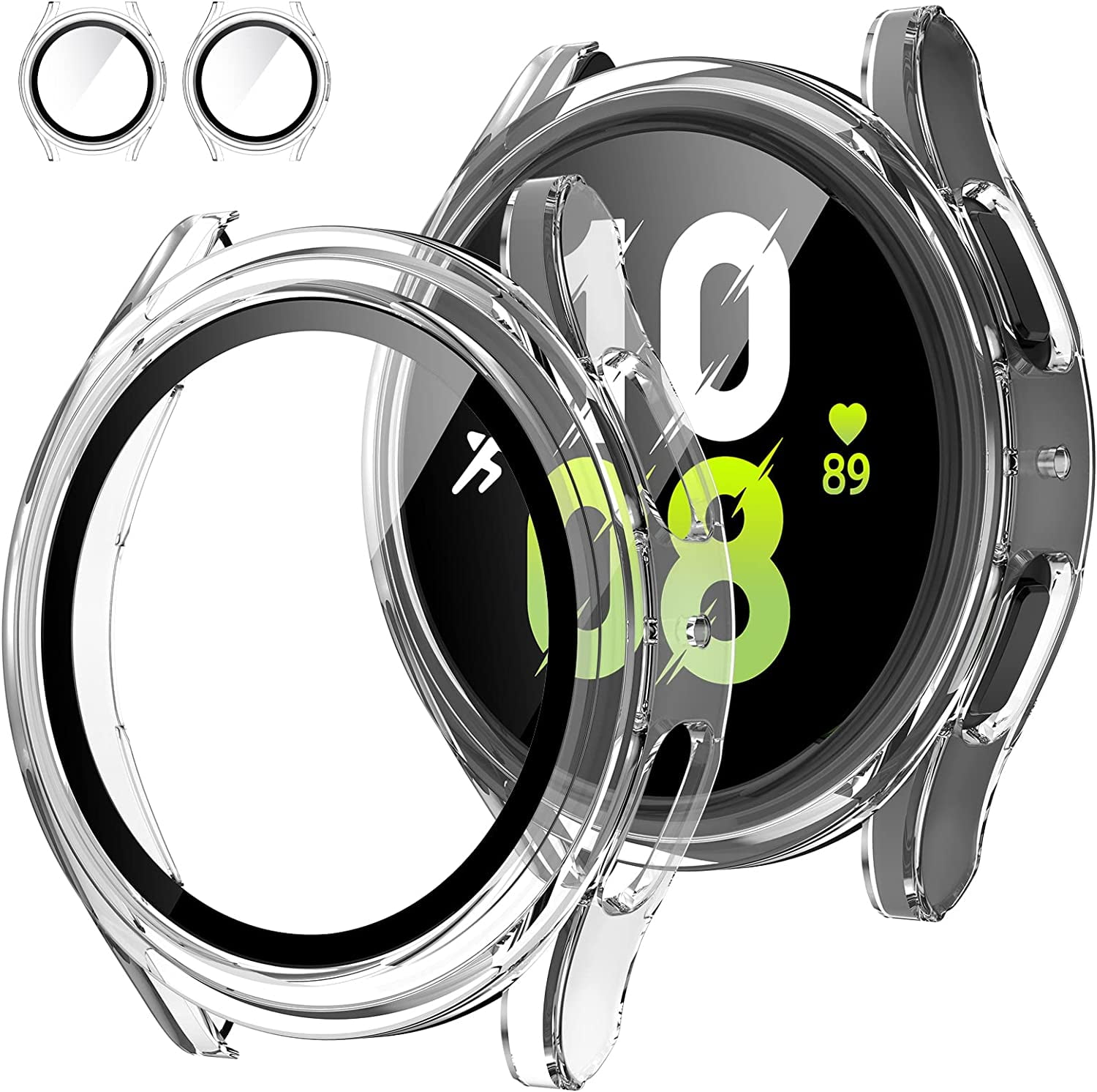 KOMI [2Pack for Samsung Galaxy Watch FE 2024 & 5 2022 & 4 2021 Screen ...