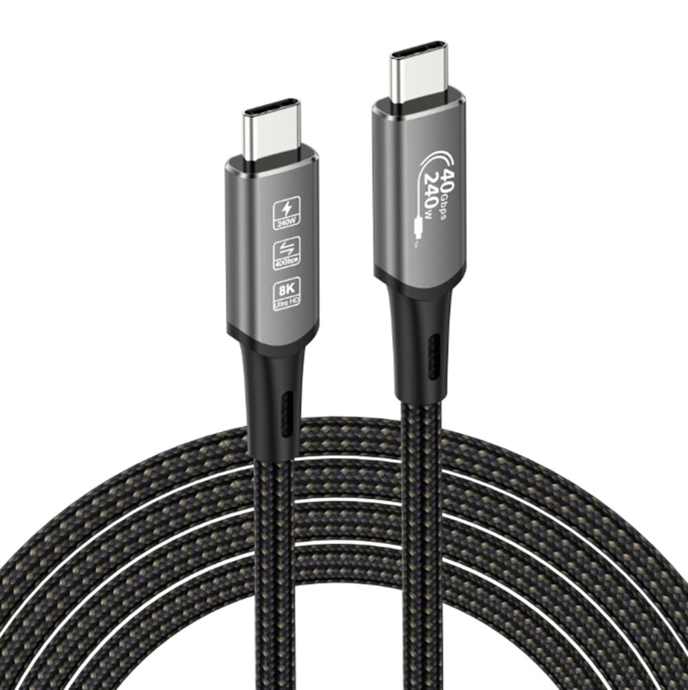 KOMI 8K HD USB 4 Cable,240W Fast Charging Cable,40Gbps High-speed Transmission Connection Cable ...