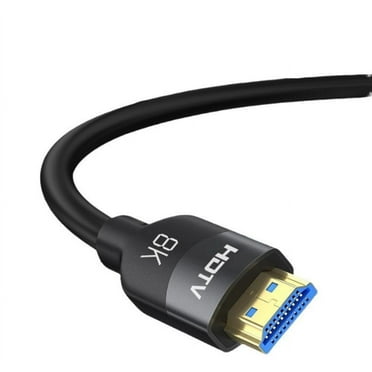 Yauhody 8K HDMI 2.1 Cable 3ft, 48Gbps Ultra High Speed Heavy Duty Nylon ...