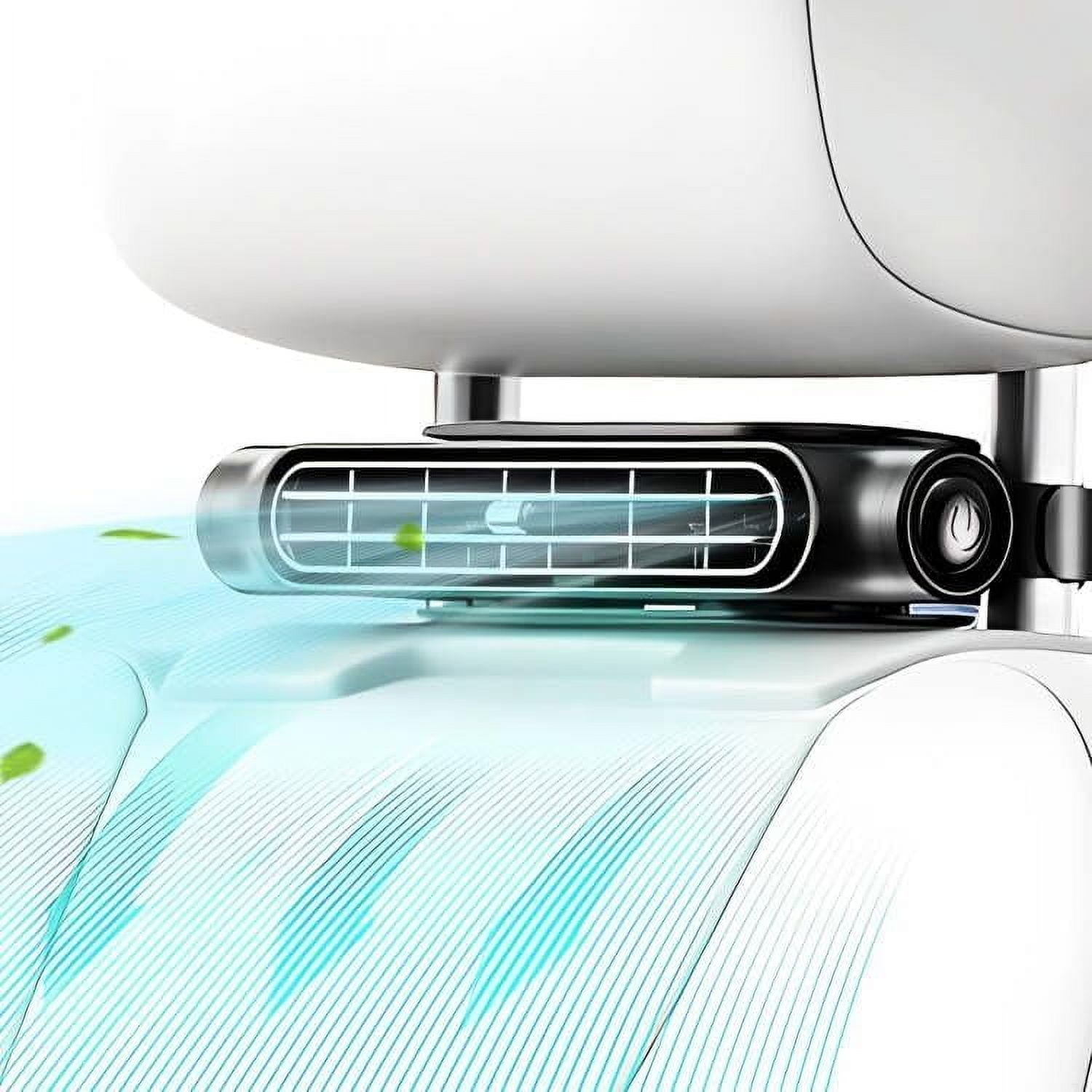 KOMI Car Fan Seat Cooling Fan, USB Car Headrest Fan for Front Rear Seat ...