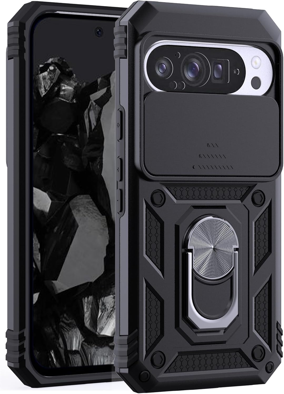 KOMI Case for Google Pixel 9 Pro XL,Military Grade Drop Protection[Pass ...